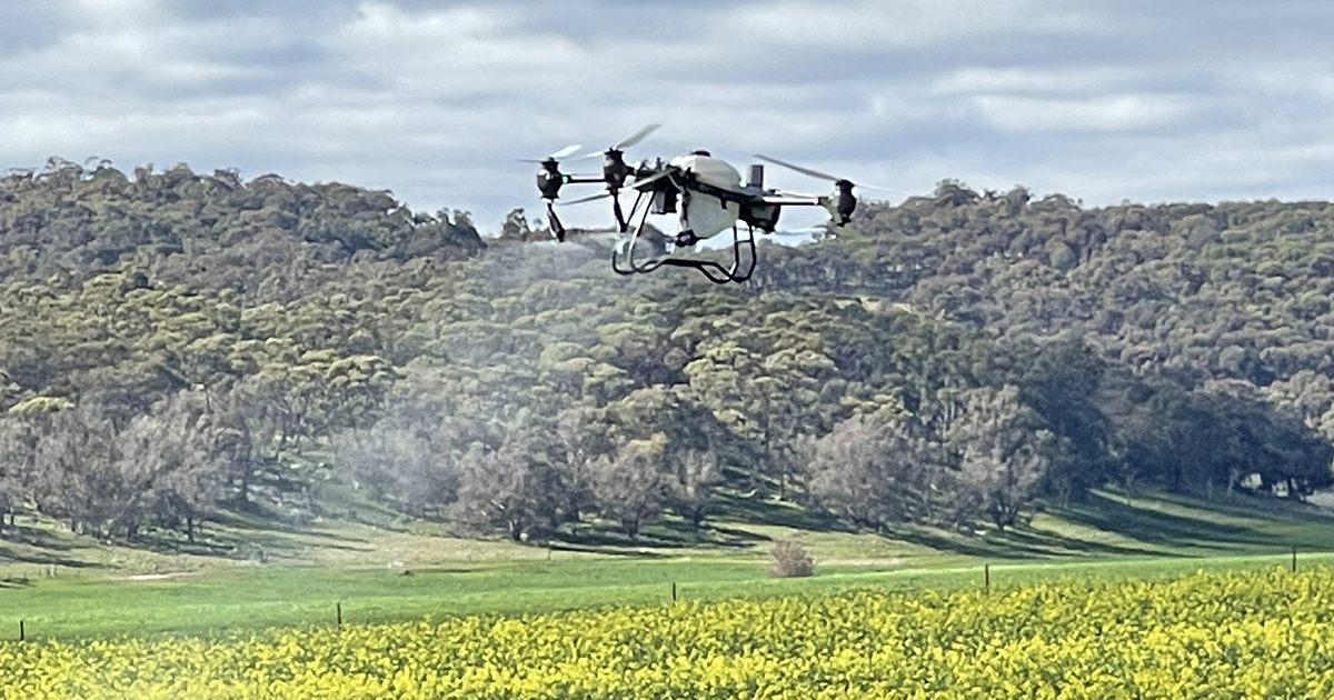 Drone spraying and spreading technology update - WeedSmart